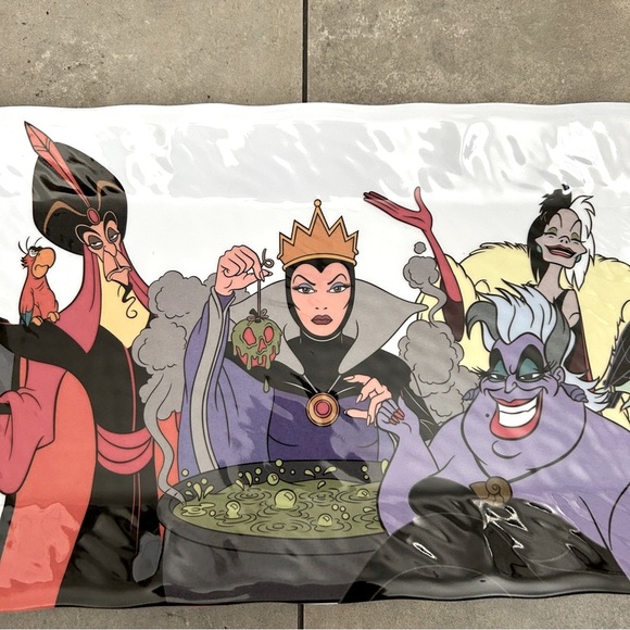 Disney | Dining | New Disney Villians Halloween Melamine Rectangle ...